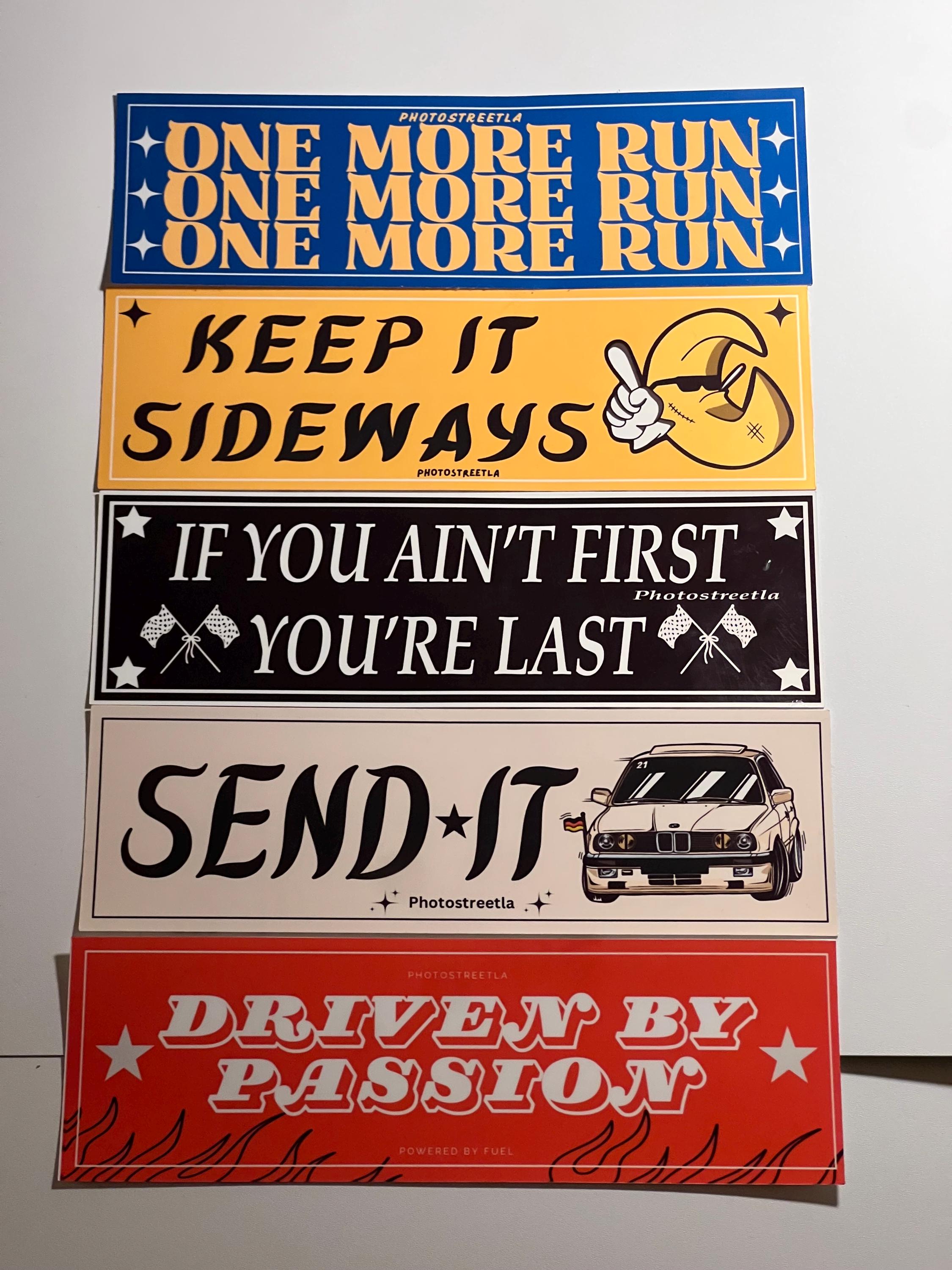 Drift Sticker Pack 5 for 25 Custom Unique Water Proof Vinyl Stickers ...