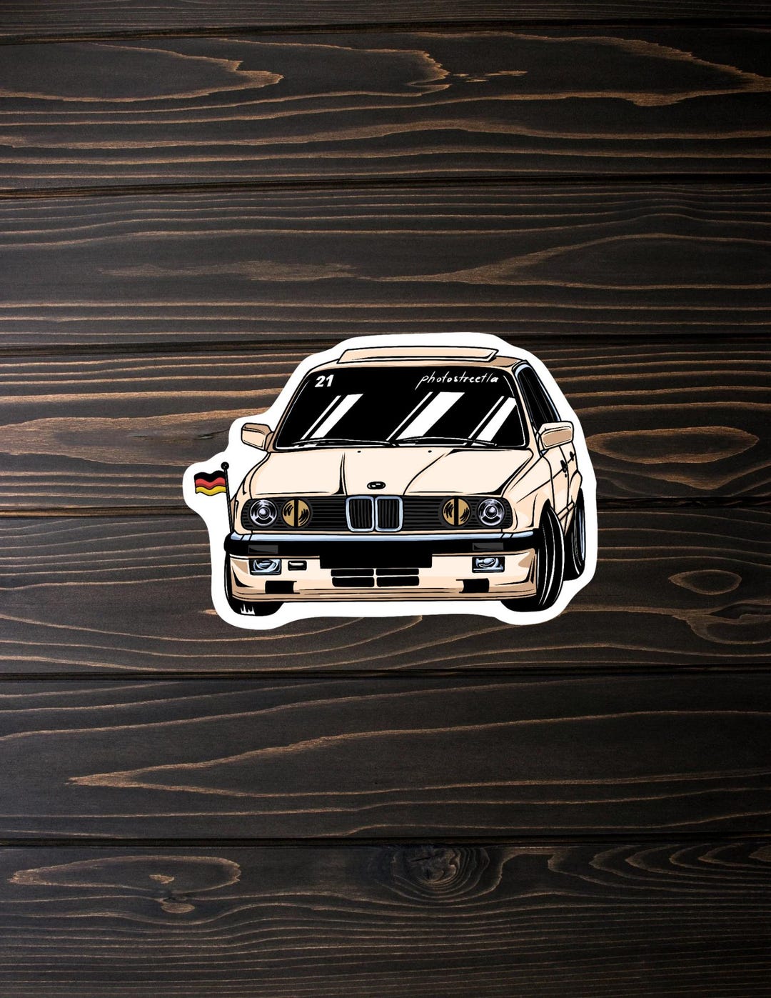 BMW E30 Sticker Custom Unique Water Proof Vinyl Stickers for Outdoor ...