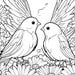 50 Cute Bird Art Coloring Pages – Fun and Relaxing Printable for Kids ...