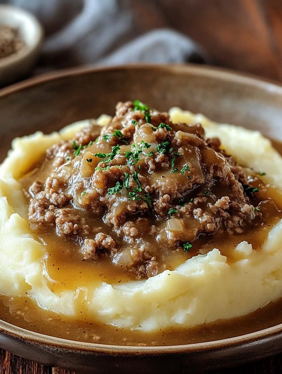 Seasoned Minced Meat With Mashed Potatoes and Gravy Recipe - Etsy