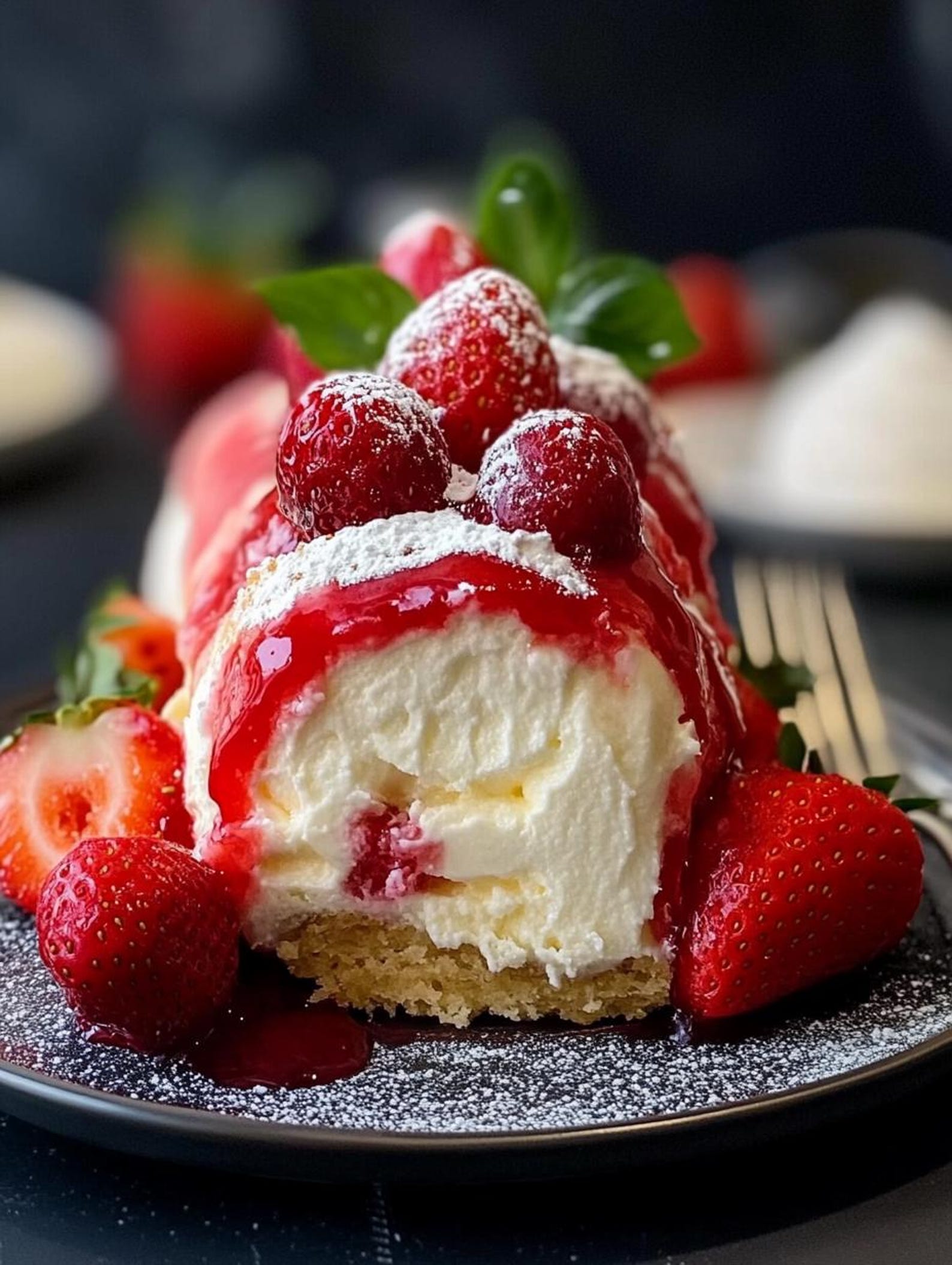 BEST RECIPE for Strawberry Shortcake Cheesecake Dessert Roll Download ...