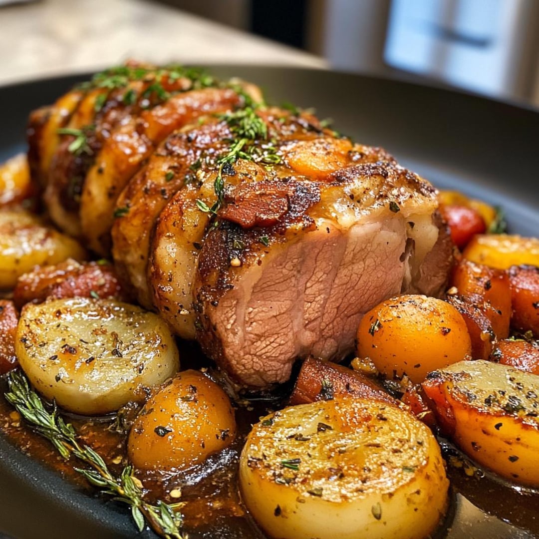 Juicy Pork Ribeye Roast Recipe Download. - Etsy