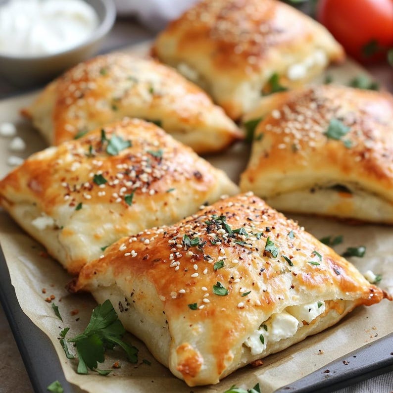 Crispy Feta Pockets Recipe Download. - Etsy