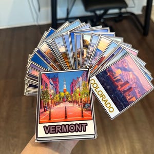 50-pack State Magnets – Complete USA Map Set – All 50 States ...