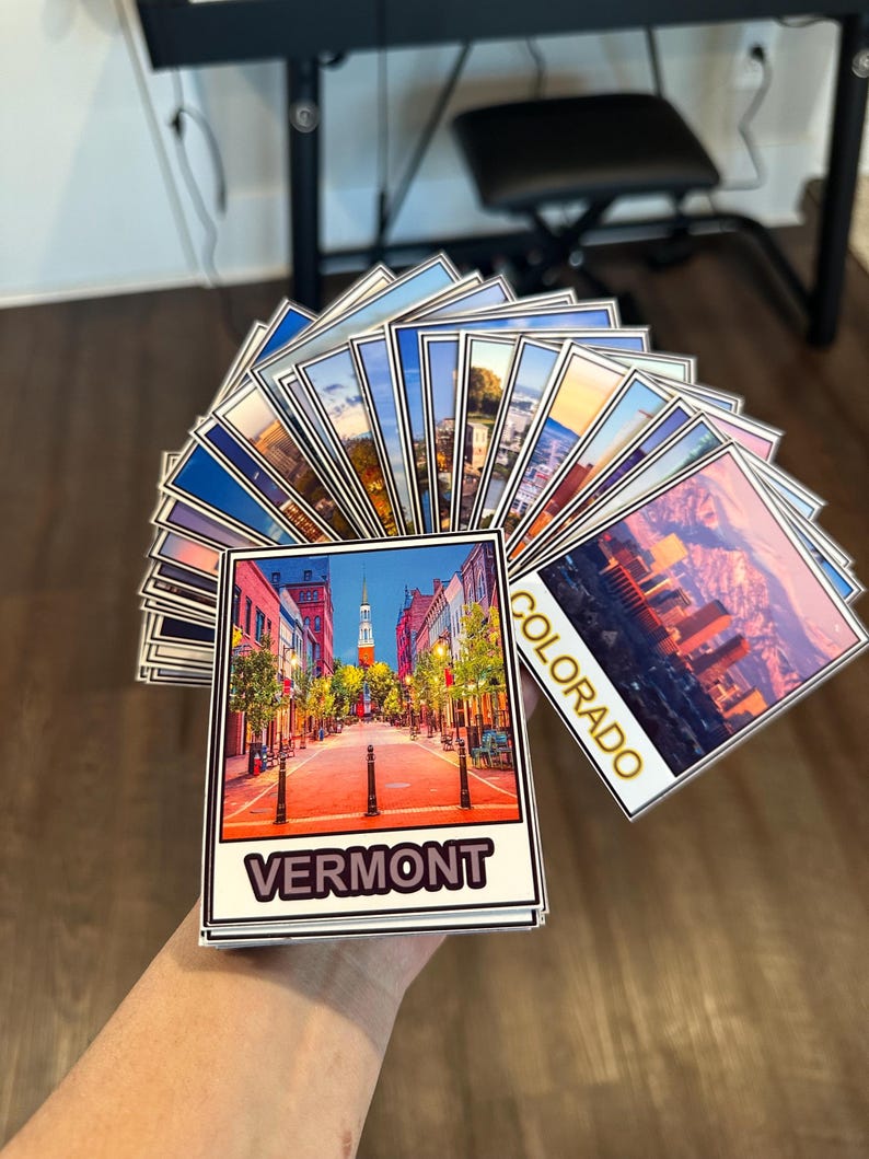 50-pack States Magnets – Complete USA Map Set – All 50 States ...