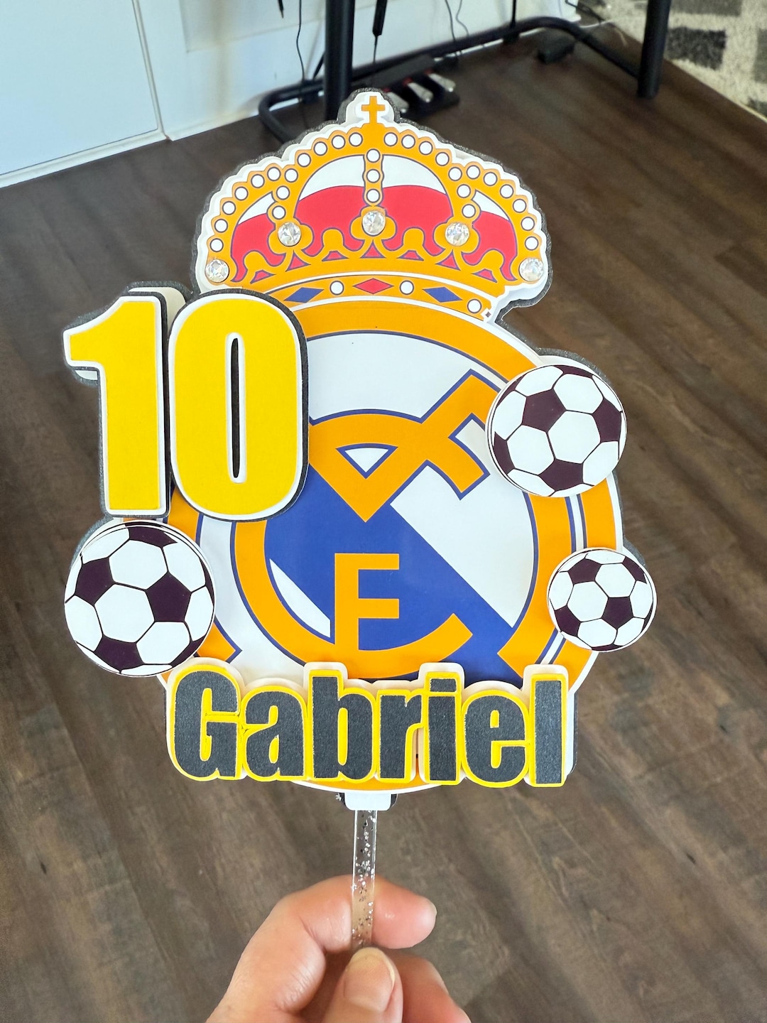 Soccer Team Cake Topper 3D Personalized - Etsy