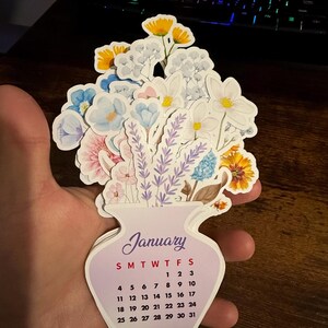 Flower Calendar – Fun & Custom Floral Wall Calendar - Etsy