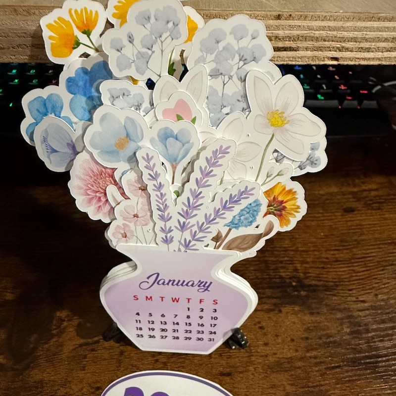 3d Tear Away Calendar - Etsy