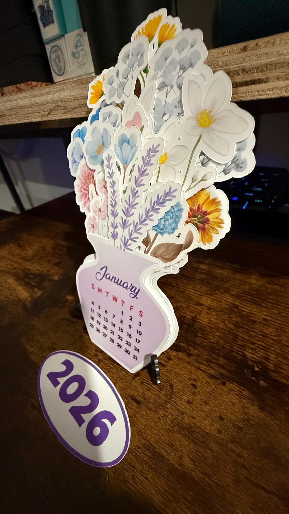 Flower Calendar – Fun & Custom Floral Wall Calendar - Etsy