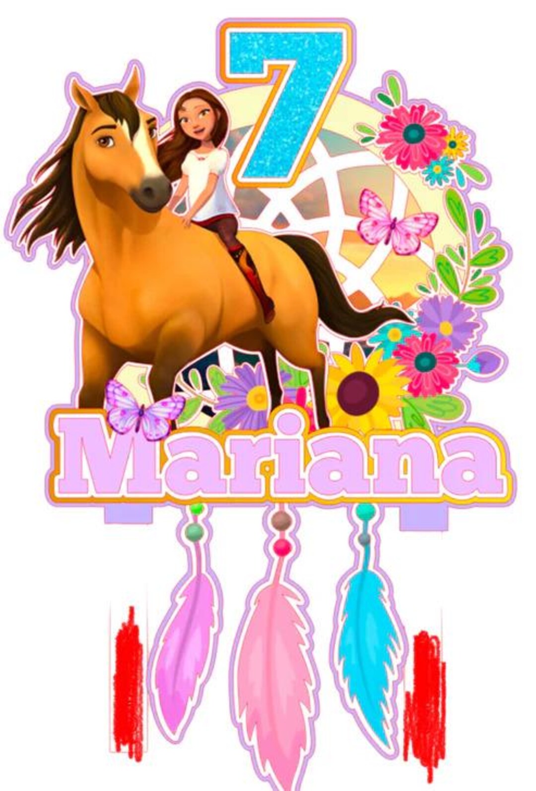 Spirit Cake Topper 3d Personalized - Etsy