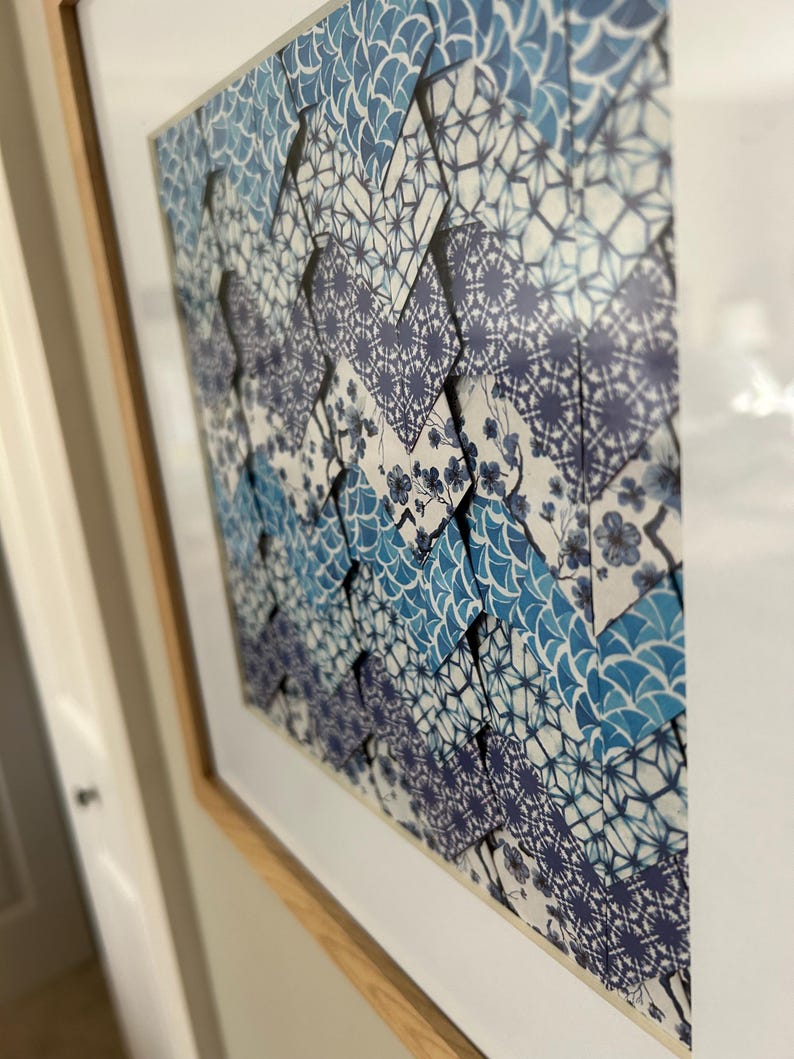 Framed Origami Wall Art - Etsy