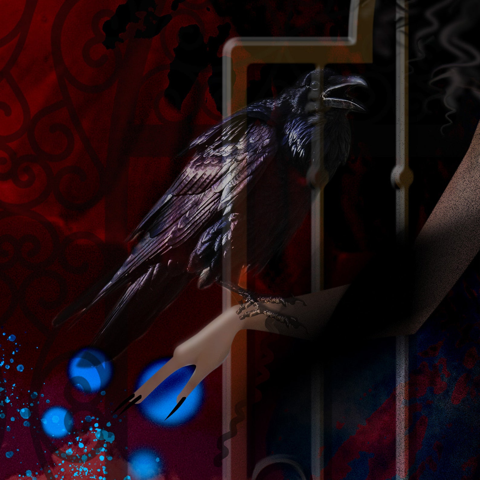 Raven Witch Print Witch Legend Print Mythical Witch Print - Etsy