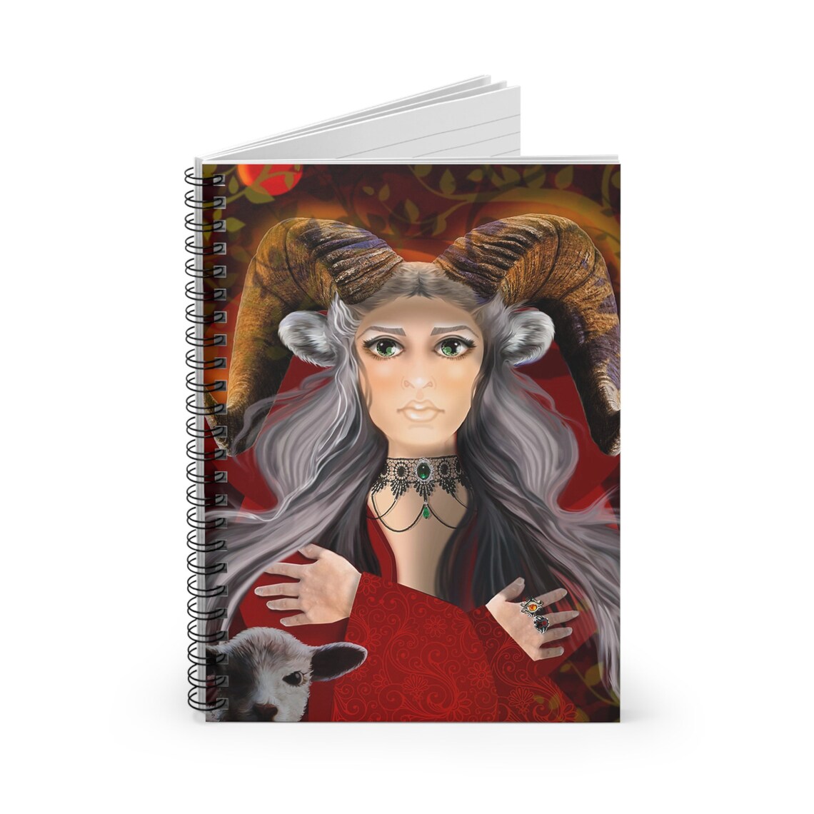 Druid Goddess Spiral Notebook/ Fantasy Notebook /ruled - Etsy