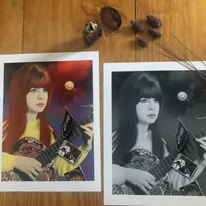 Mod Girl Art | British 60's Model | Download Now | 1960's Memorabilia ...