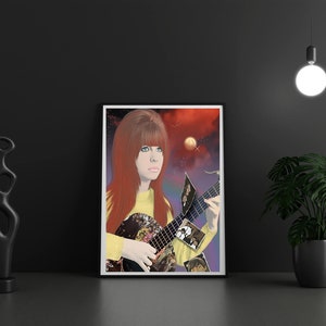 Mod Girl Art | British 60's Model | Download Now | 1960's Memorabilia ...