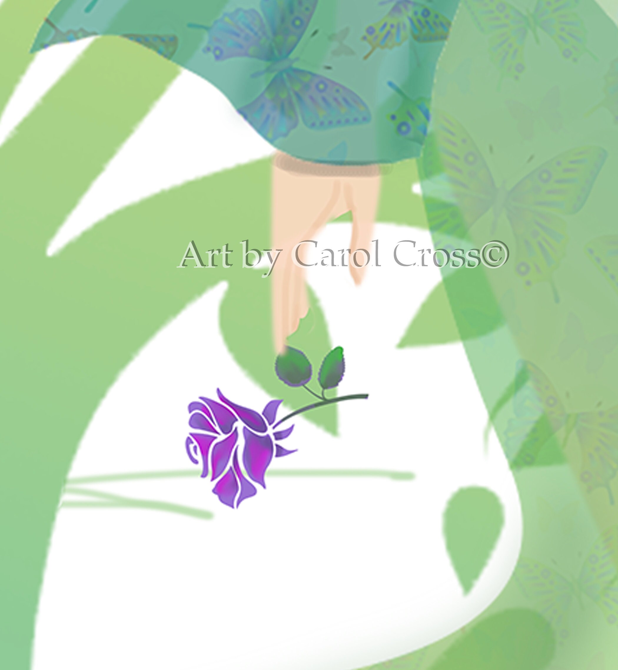 Pagan Priestess Art Print, 13 X 19, Spring Colored Image With Female ...