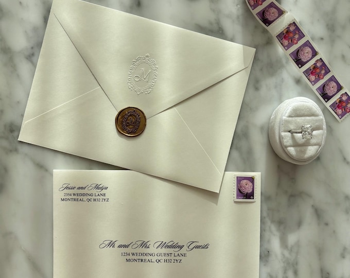 Editable Wedding Envelope Address Template (digital Download) - Etsy