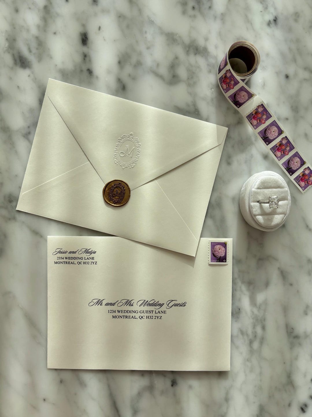Editable Wedding Envelope Address Template (digital Download) - Etsy