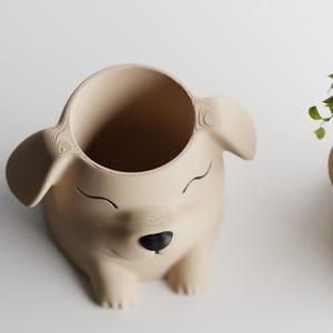 Puppy Pot Planter, Cute Dog Flower Pot, Animal Planters for Home Décor ...