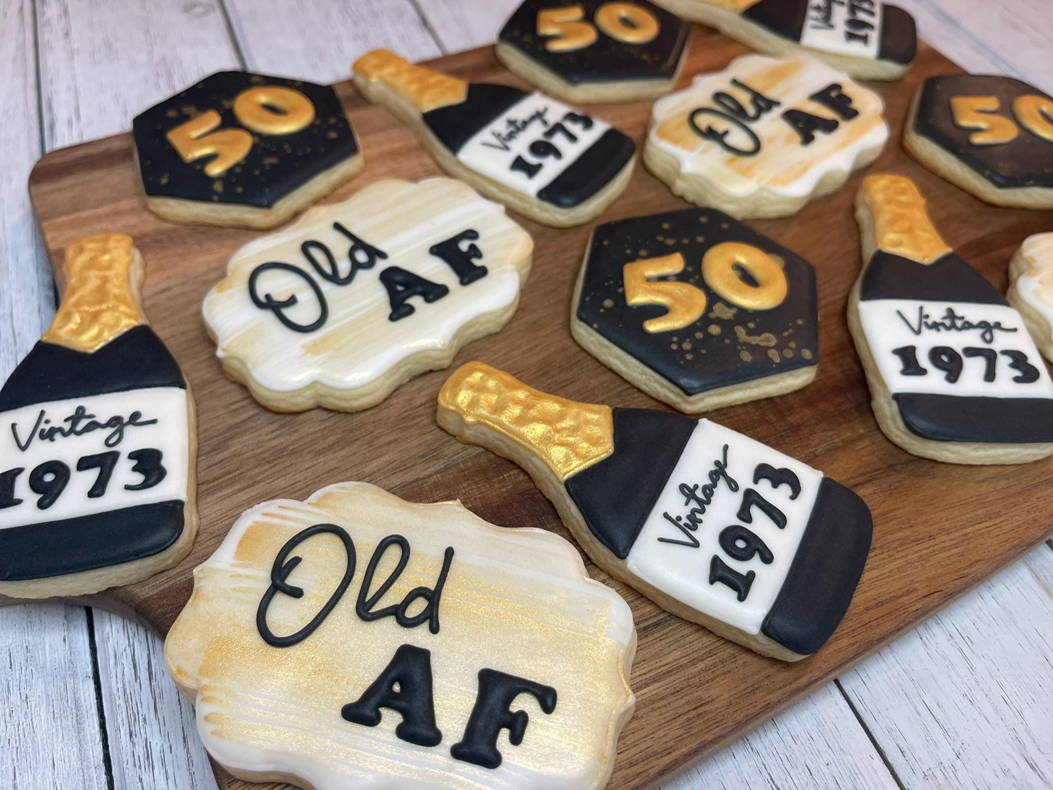 Old AF 50th Birthday Cookies! - Etsy