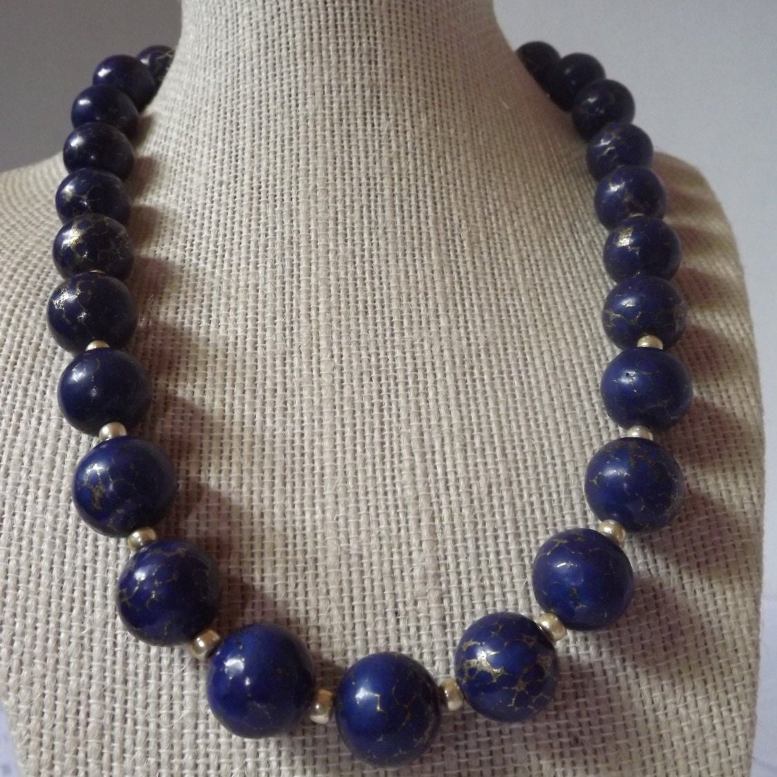 Blue Turquoise Necklace - Etsy