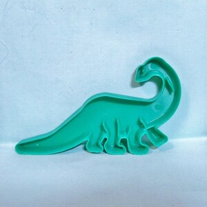 Vintage Brontosaurus Dinosaur Cookie Cutter Green Hard - Etsy