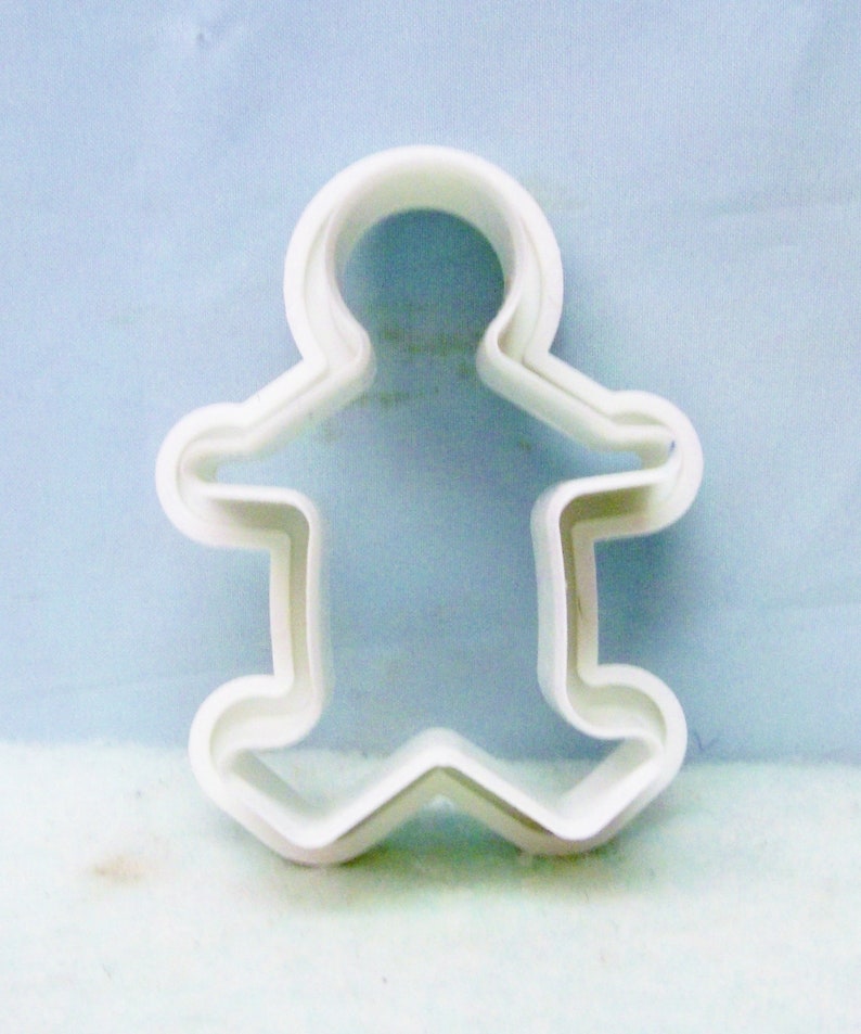 Miniature Gingerbread Boy Cookie Cutter 1970's White - Etsy