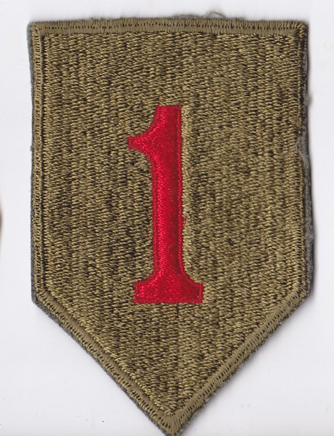Vintage US Army 1st Infantry Patch Applique 2 1/2 Inch X 4 Inch Sew on ...