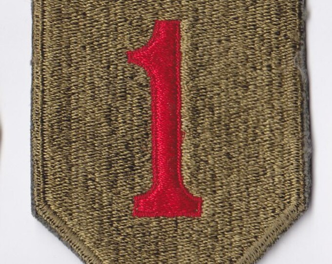 Vintage US Army 1st Infantry Patch Applique 2 1/2 Inch X 4 Inch Sew on ...