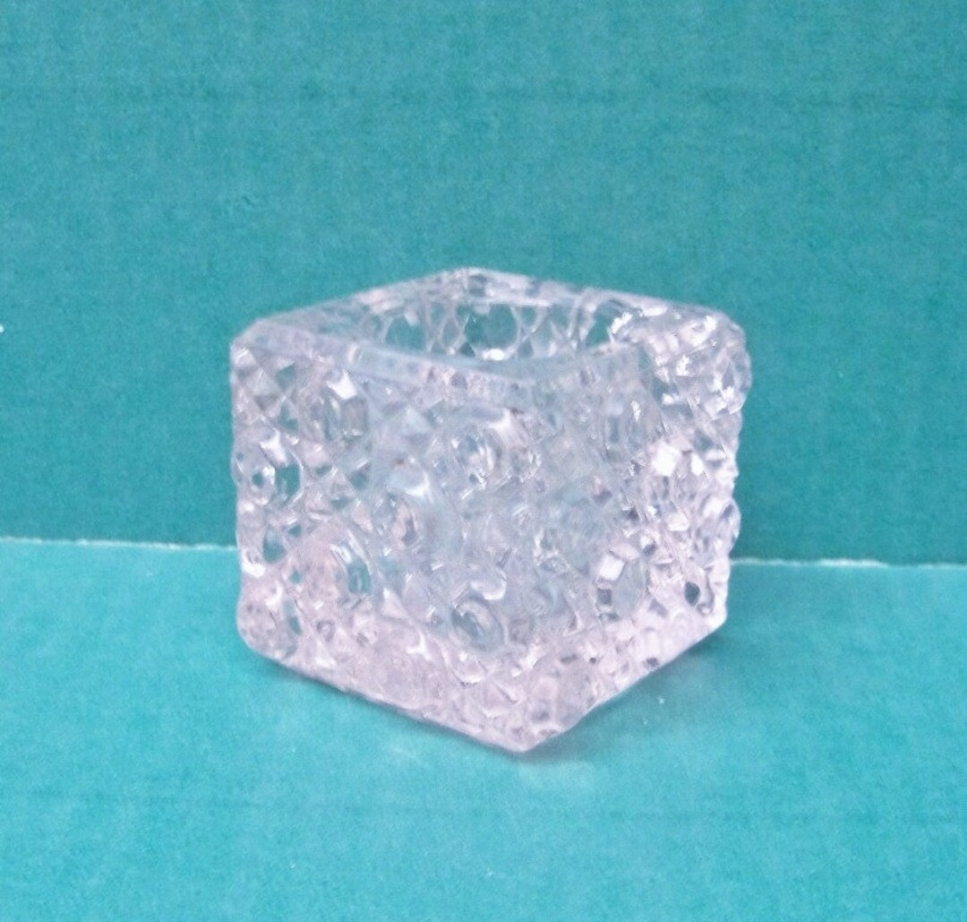 RARE ~ Carter Mucilage Bulb Cube Glue Jar ~ 1900s Pressed Glass English ...