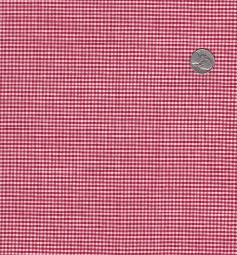 1/8 Inch Red Check Fabric 33 X 46 Inches Scrap Remnant 4 - Etsy