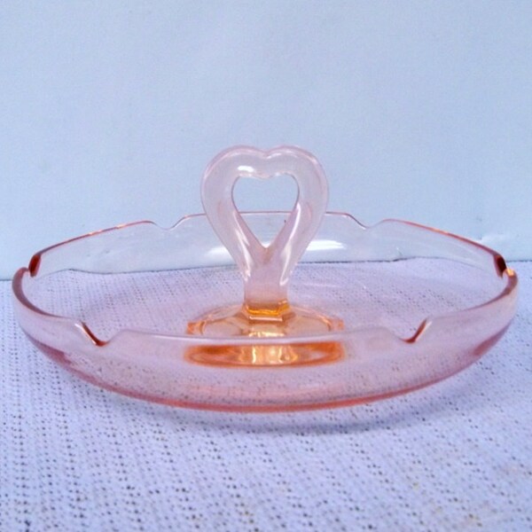 Pink Heart Dish - Etsy