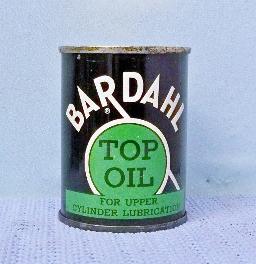Vintage Advertising 4 Oz Bardahl Top Oil Can ~ for Upper Cylinder ...