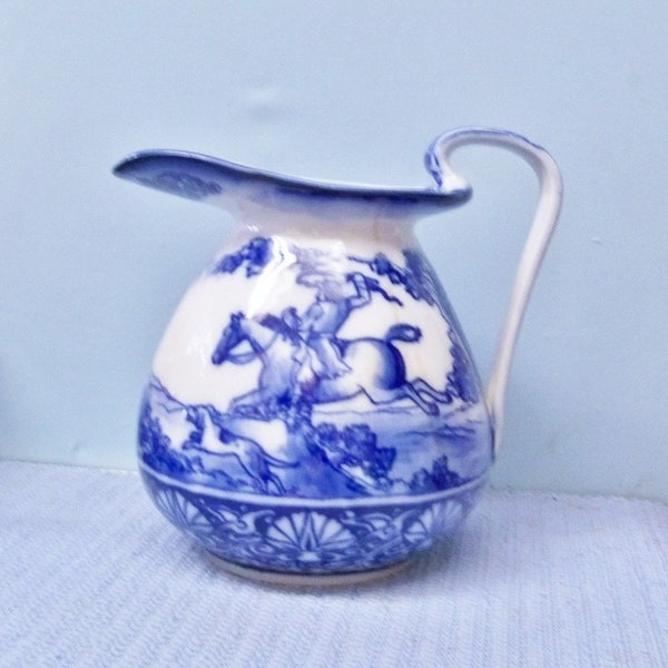 Flow Blue Pitcher - Etsy