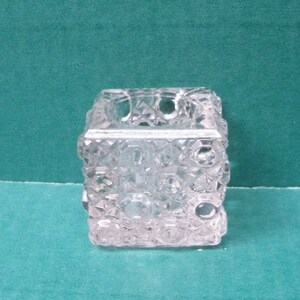 RARE Carter Mucilage Bulb Cube Glue Jar 1900s Pressed Glass English ...