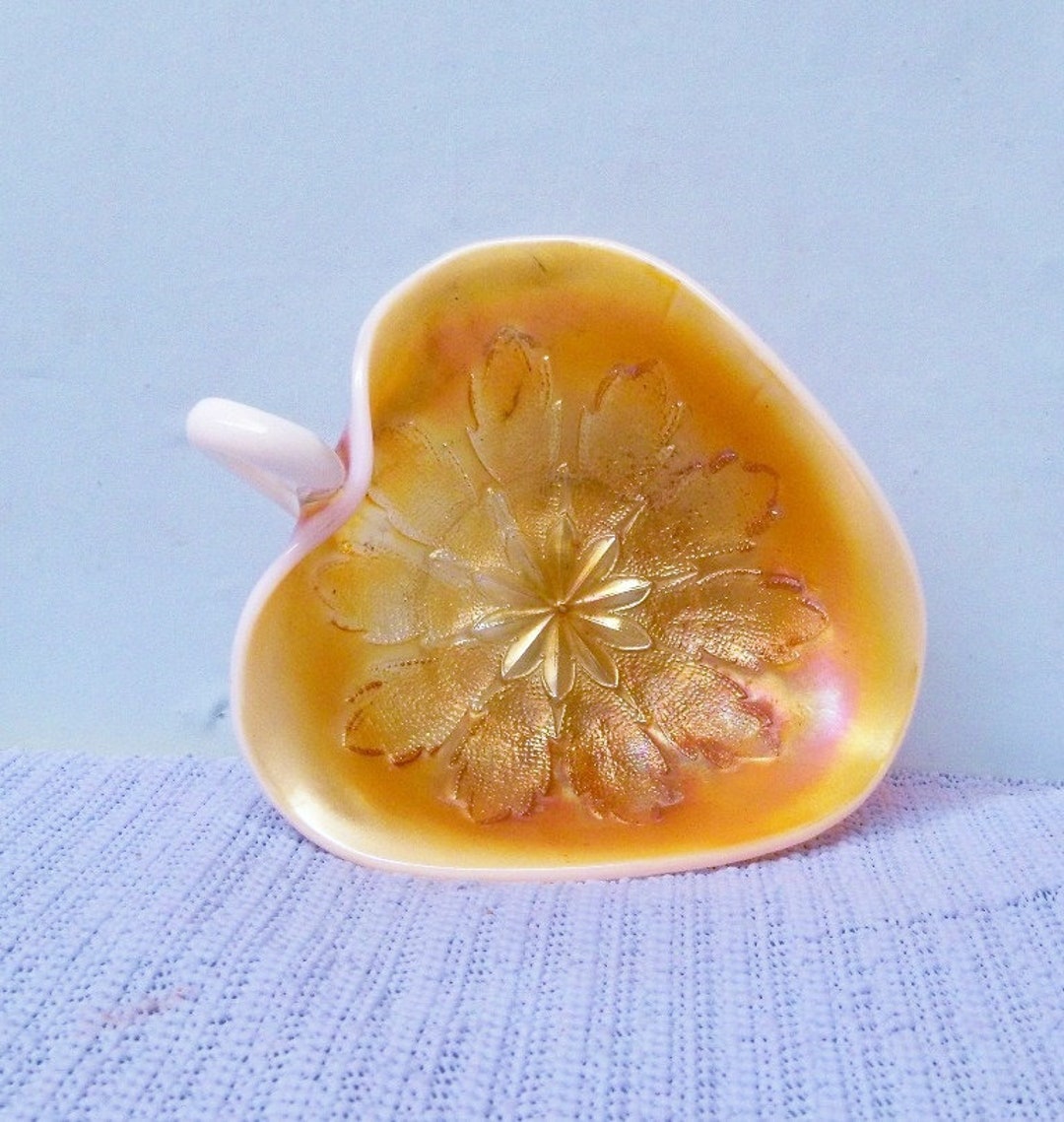 Vintage Dugan Electrolyte Marigold & Opalescent Carnival Glass - Etsy