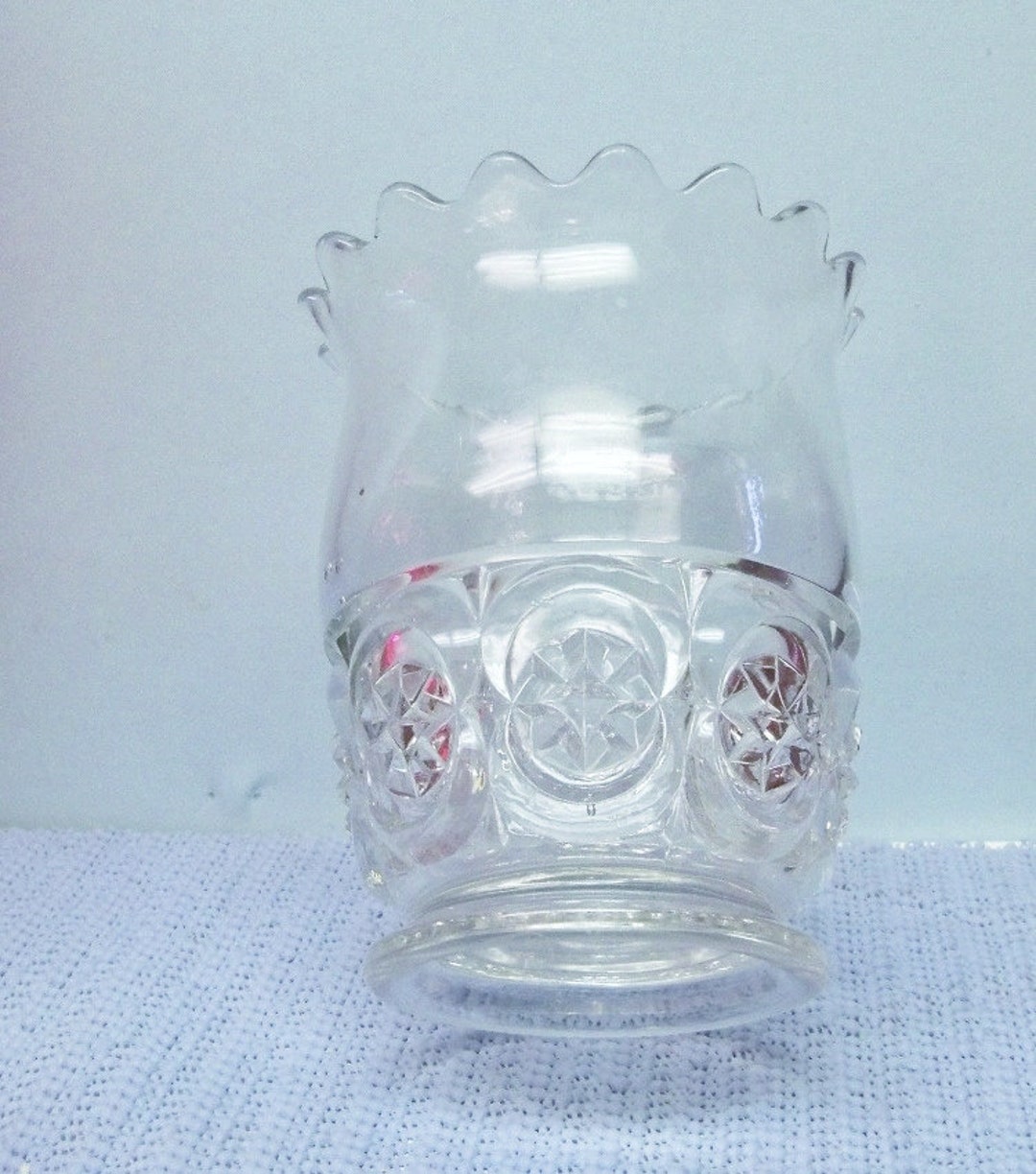 Antique 1890's Chain With Stars Crystal Spooner EAPG U.s.glass Company ...