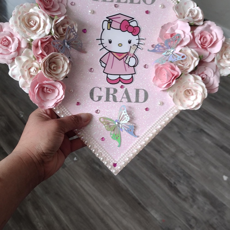 Kitty Grad Png - Etsy