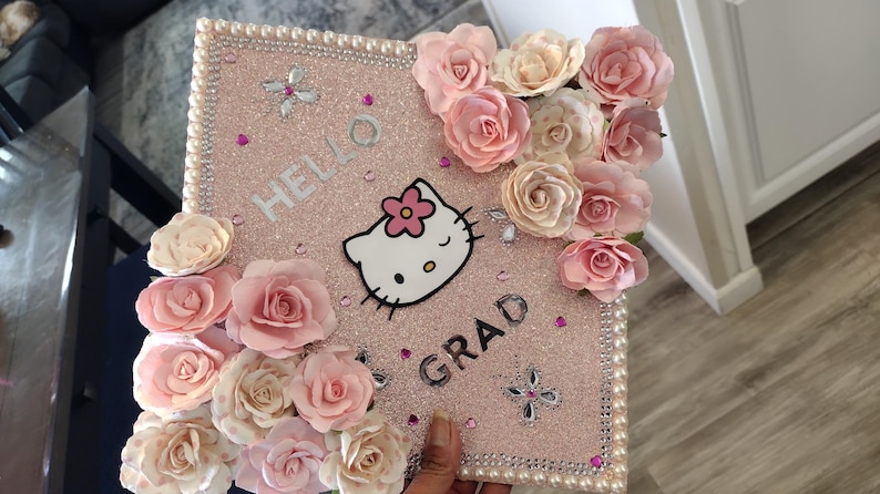 Hello Kitty Graduation Cap Topper - Etsy