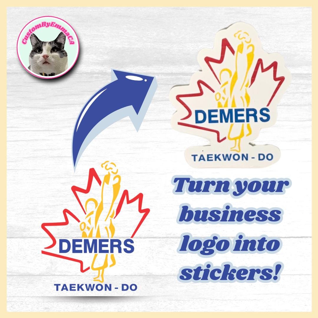 Custom Business Logo Stickers - Personalized Logo Stickers for ...