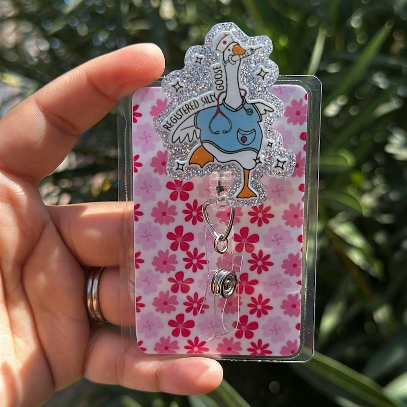 Silly Goose Badge Lanyard - Etsy