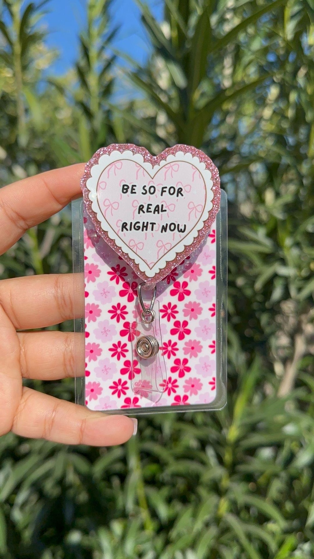 Be so for Real Right Nowb Badge Reel | Funny Badge Reel |retractable ...