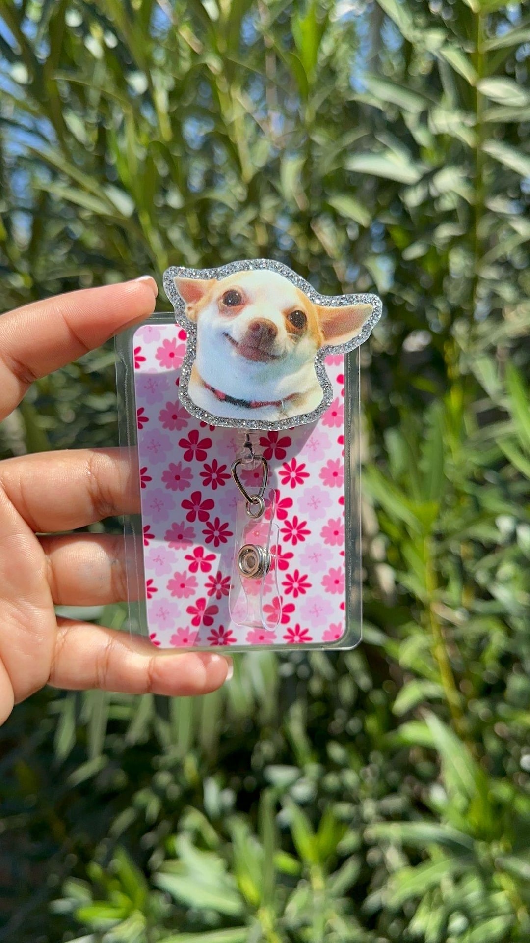 Meme Dog Badge Reel | Funny Meme Badge Reel | Nurse Badge Reel ...