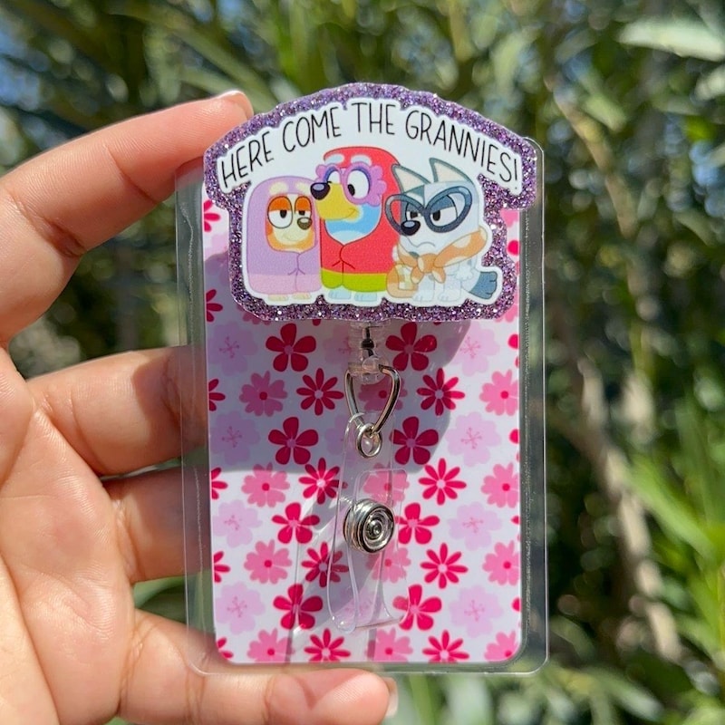 Badge Reel Muffin Bluey - Etsy