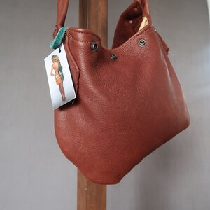 Versatile Natural Elk Hide Purse, Removable Fringe, Leather Lining, Raw ...