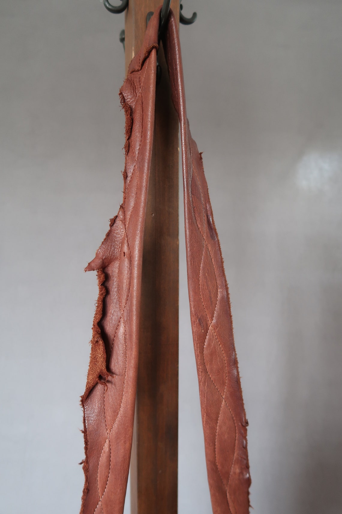 Versatile Natural Elk Hide Purse, Removable Fringe, Leather Lining, Raw ...