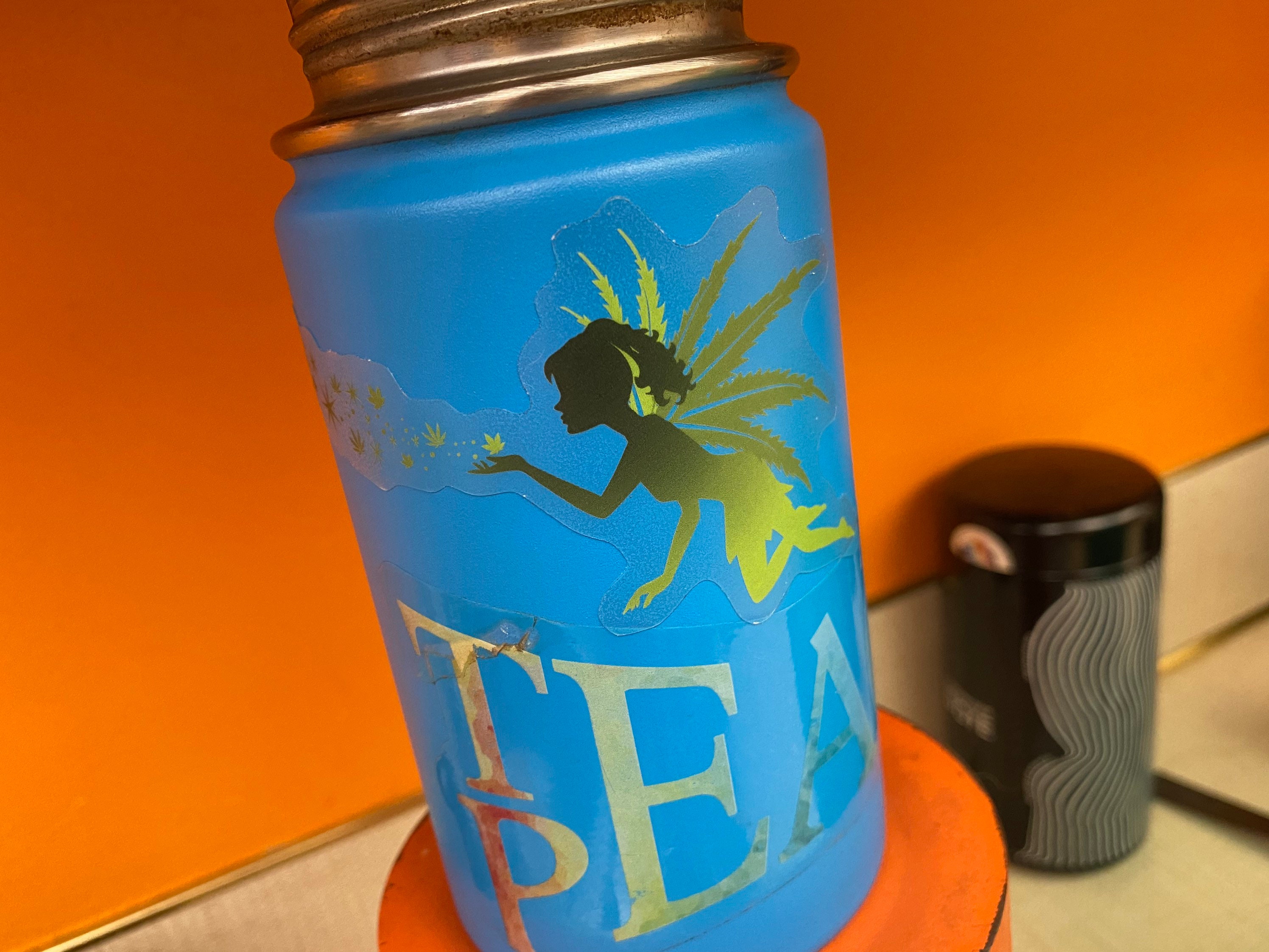 Cute Weed Fairy Sticker, for Computer, Hydroflask, Festival Sticker ...