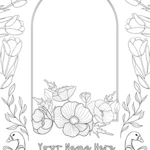Personalized Family Coloring Pages | Custom Name Coloring Sheet ...