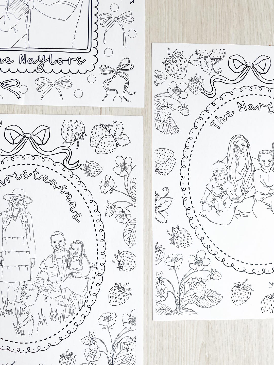 Personalized Family Coloring Pages | Custom Name Coloring Sheet ...