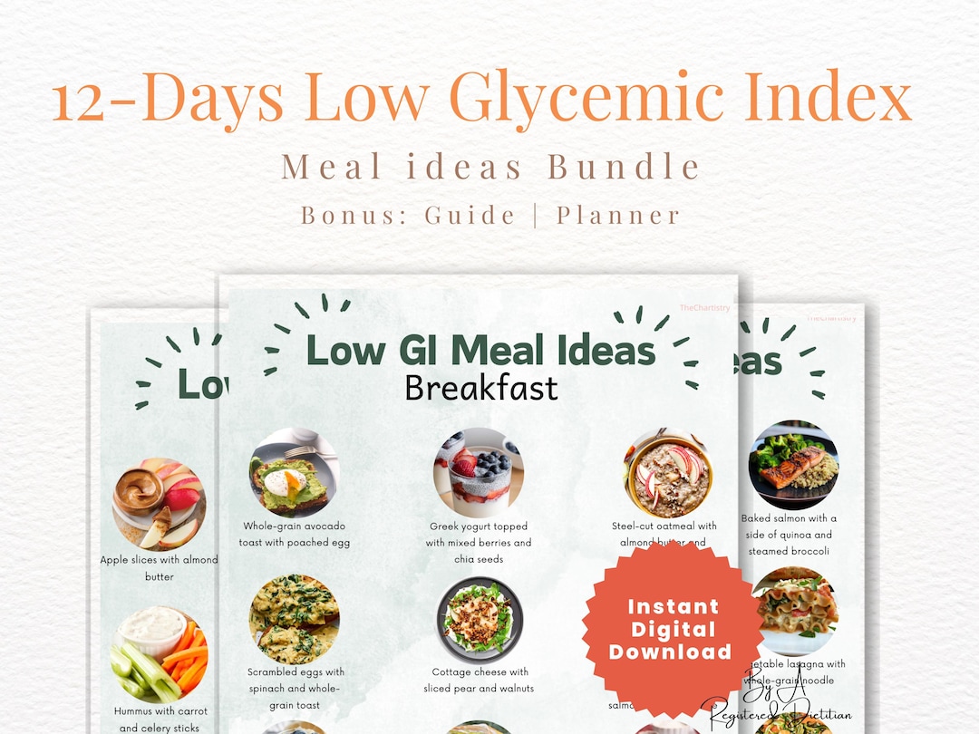 12-day Low GI Meal Plan | Diabetes-friendly Meal for Balanced Blood ...